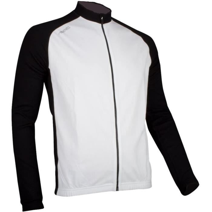 Veste de Cyclisme Homme AVENTO 81BV - Blanc/Noir - Style Unisexe ...