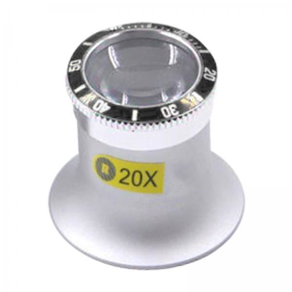 2x loupe en métal de bijoux loupe, loupe en verre pliante loupe d'oeil ...