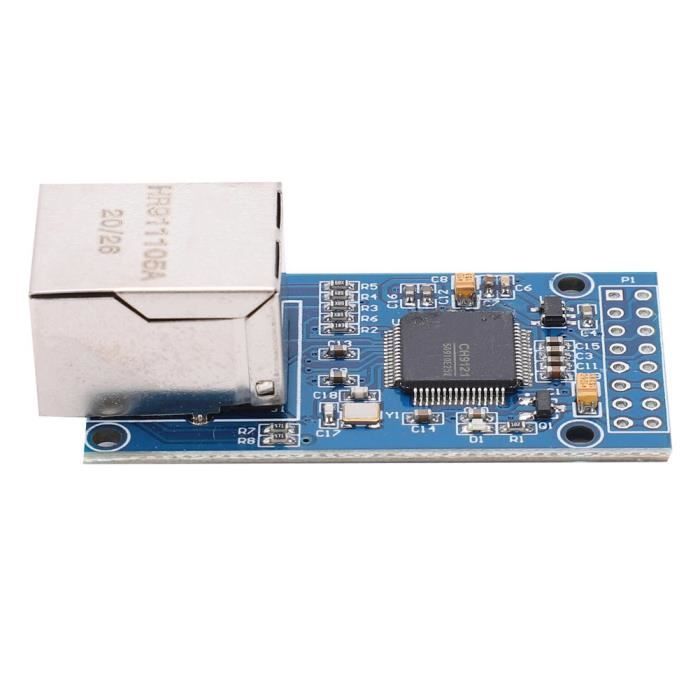 Dioche Module série vers Ethernet Carte réseau CH9121 de micro-ordinateur à puce unique de ...