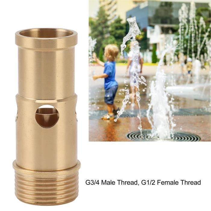 Buse de fontaine en cuivre réglable pour jet d'eau de piscine - DRFEIFY ...