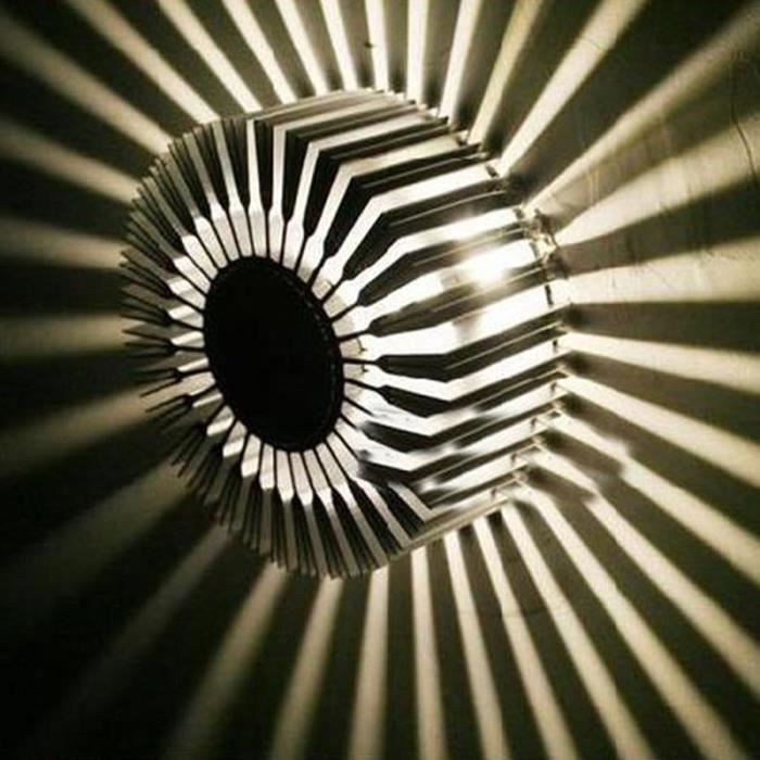 1s Rgb Conduit Lampe De Mur Lumineux Couloir Plafonnier Nuit Chaude ...