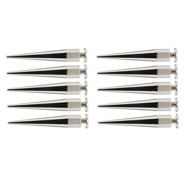 4x 10pcs Goujons de Cône de Rivets Pointes de Roche Taches Cuir Métier ...