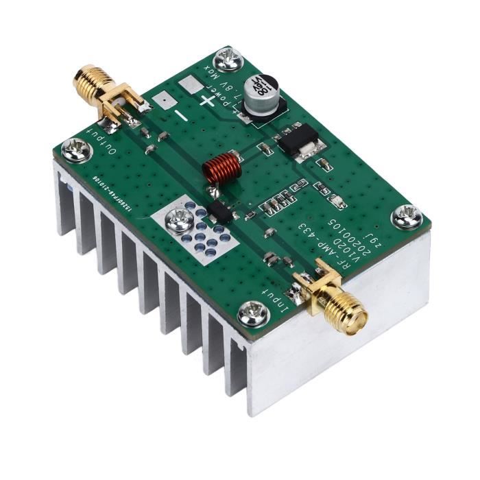 CEN amplificateur haute fréquence Carte amplificateur de puissance haute fréquence RF 433MHz 8W ...