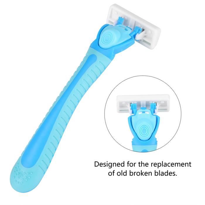 KIMISS Rasoir femme 3 couleurs rasoir hommes femmes porte-rasoir jambe ...