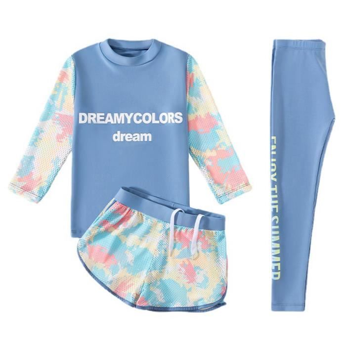 Iixpin Enfant Fille Maillot de Bain 3 Pièces Anti UV Manches Longues ... Iixpin Enfant Fille Maillot de Bain 3 Pièces Anti UV Manches Longues ...