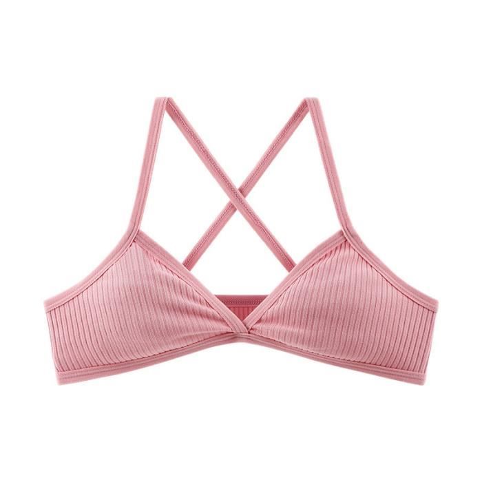Soutien-gorge,Soutien-gorge confortable en coton pour femme,bralette ...