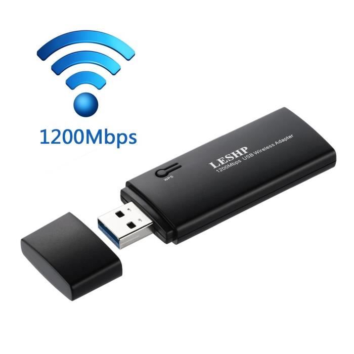 Mini USB Clé WiFi 1200Mbps , Adaptateur USB WiFi, dongle WiFi ...