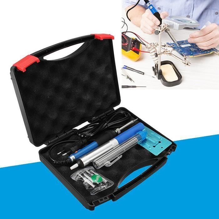 Gift-60W Kit Fer à souder soudage température réglable electronique 220V - Cdiscount Bricolage