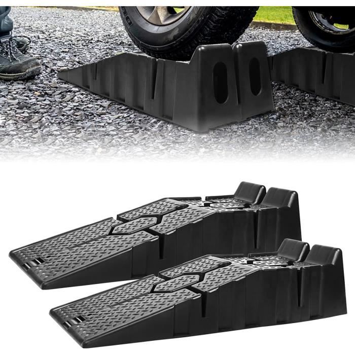 Aufun Jeu de 2 Rampes en Plastique Noir pour Voiture, capacité de ...