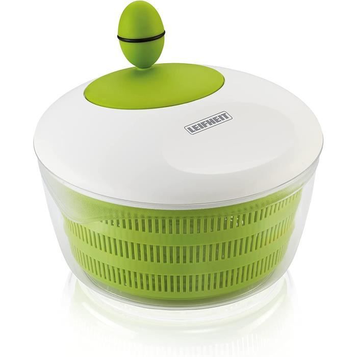 Leifheit Essoreuse à salade en plastique Trend, mécanisme d'essorage à ...