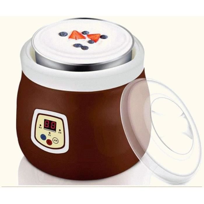 Yogourt Machine-Ice Cream Yogourt Glacé Maker Sorbet Maker Intelligent ...