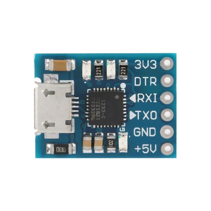 YOSOO module USB vers UART TTL 6Pin Serial Converter Module FT232 MICRO ...
