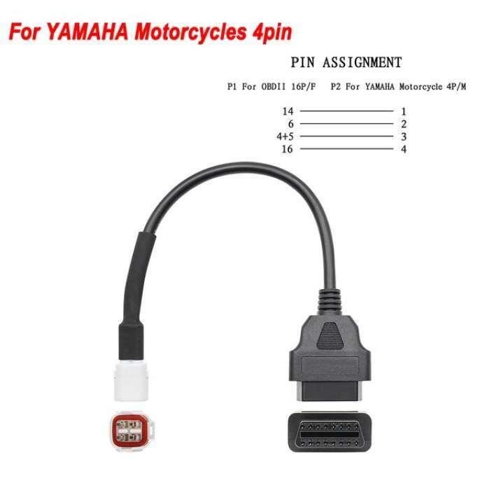 OPI04720-OUTIL DE DIAGNOSTIC,Connecteur OBD2 pour Moto KTM 6 broches ...