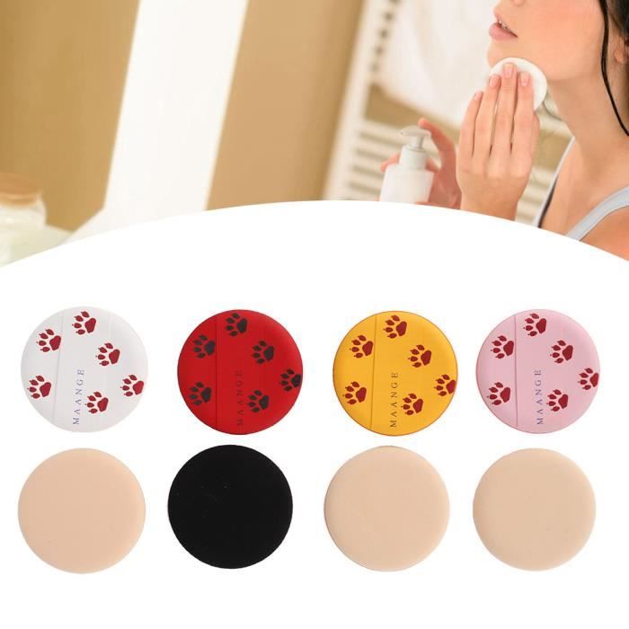MAG .8pcs Maquillage Puff ronde coussin d'air en poudre Patte Chat Patte Beauté Éponge Bouffée ...