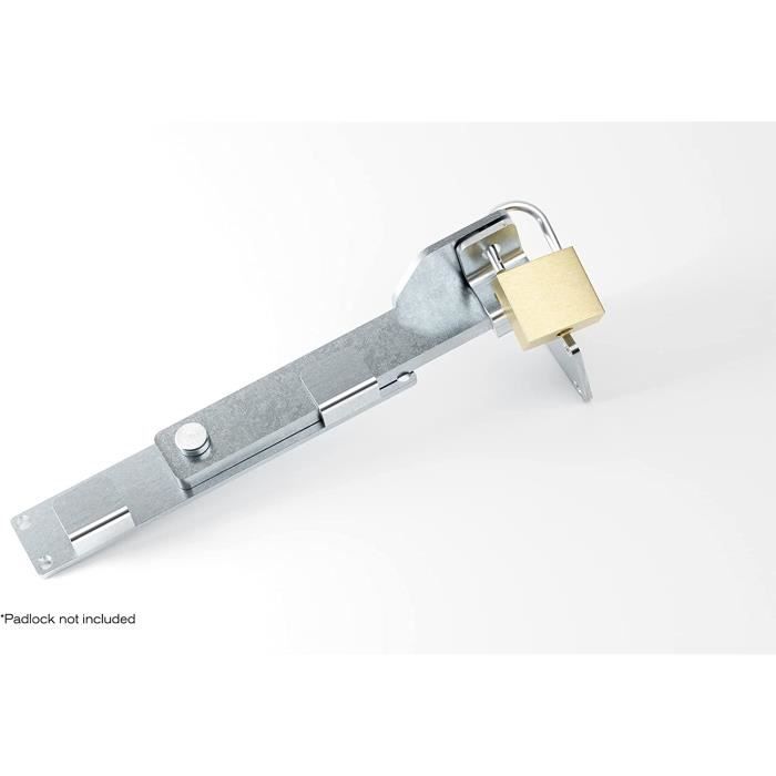 Scanfen® Verrou Portail Robuste Verrouillable Cadenas Gauche Droite ...