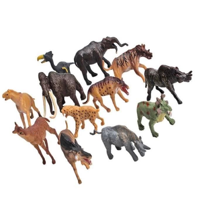 36 pcs imiter des animaux préhistoriques Figurine Animaux identifier le ...