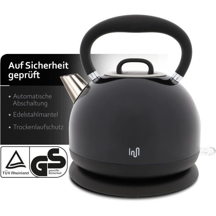 Bouilloire Rétro En Acier Inoxydable 1,7 L Bouilloire À Thé 2200 W ...