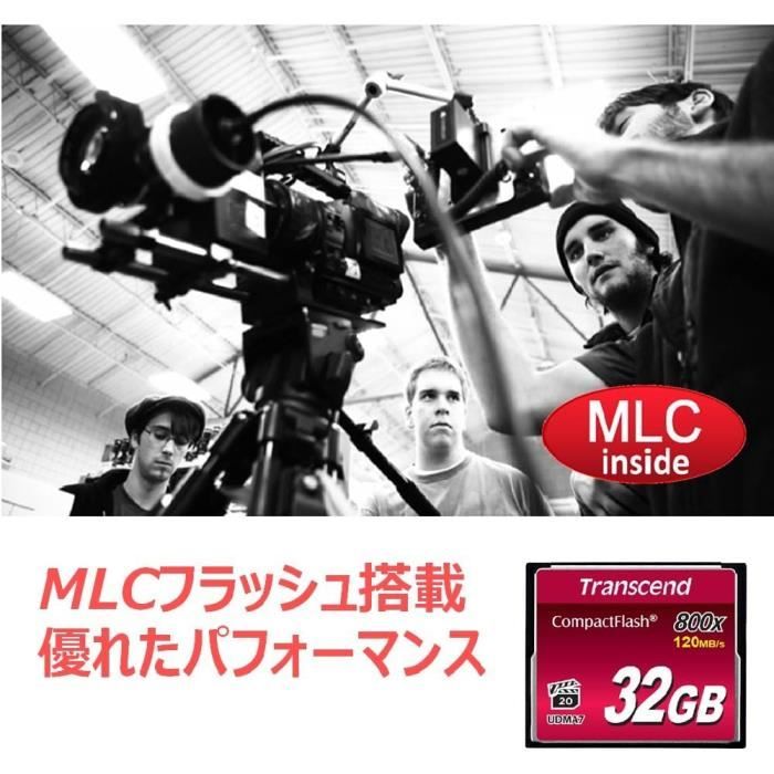 32 Go Carte Mémoire Compactflash (Cf) Udma 7 800X Ts32Gcf800[J563 ...