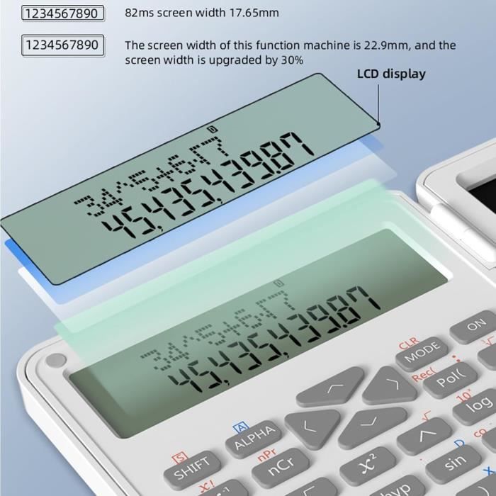 Calculatrice Portable Avec Bloc-Notes, Calculatrice Scientifique À ...