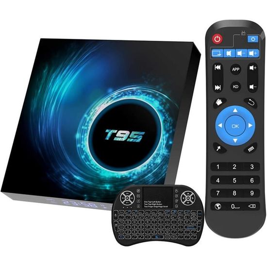 Android tv box, android 10.0 tv box 2 go ram 16 go rom h616 quad core ...
