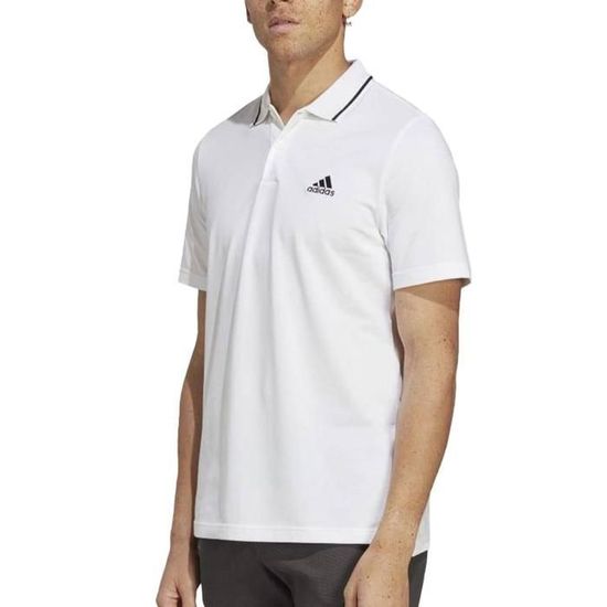 Polo Blanc Homme Adidas IC9315 Blanc - Cdiscount Prêt-à-Porter