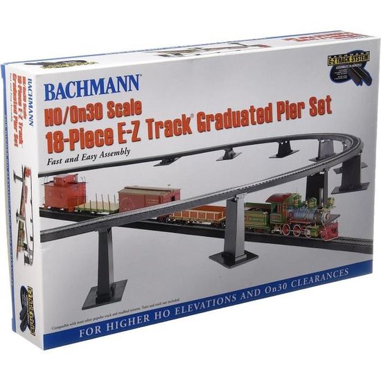 Rails Pour Modélisme Ferroviaire - Trains 18 Pc. E-z Track Graduated ...