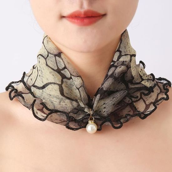 Écharpe de cou vertèbre cervicale bandeau mince printemps été pour ...