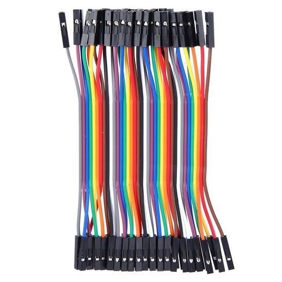 EJ.life Cavalier 10Pcs / Set Dupont Cable Multicolor Connexion Jumper ...