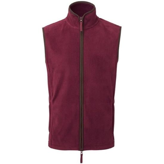 Gilet polaire sans manches - Homme - PR803 - rouge bordeaux Rouge ...