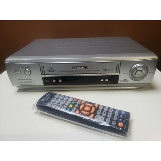 MAGNETOSCOPE SAMSUNG SV-440F LECTEUR ENREGISTREUR K7 CASSETTE VIDEO VHS + TEL - Cdiscount TV Son ...