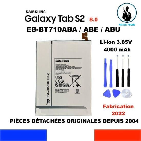 BATTERIE ORIGINALE SAMSUNG EB-BT710ABA GALAXY TAB S2 8.0 SM-T710 T713 T715 OEM ORIGINE+KIT ...