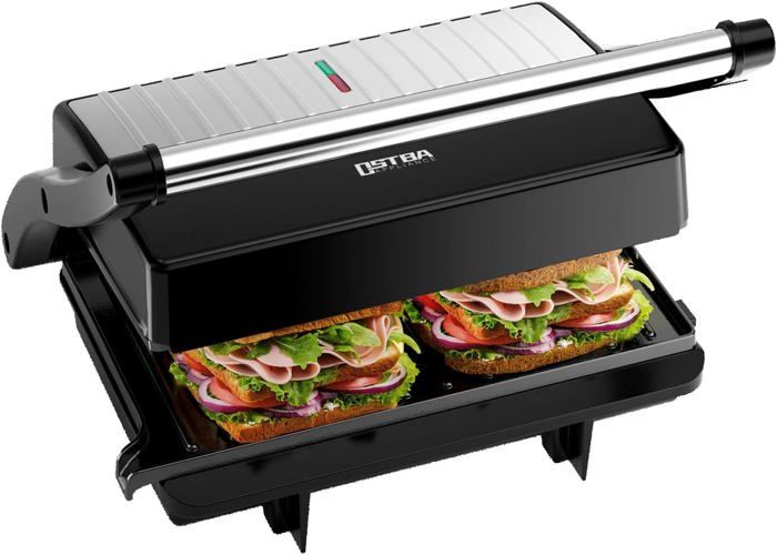 Ostba Grille-Pain Panini, Grill De Contact Xxl 1000 W, Grill Panini ...
