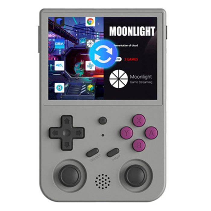 RG353VS Console de jeu portable Linux Écran IPS 3.5'' Support multi ...