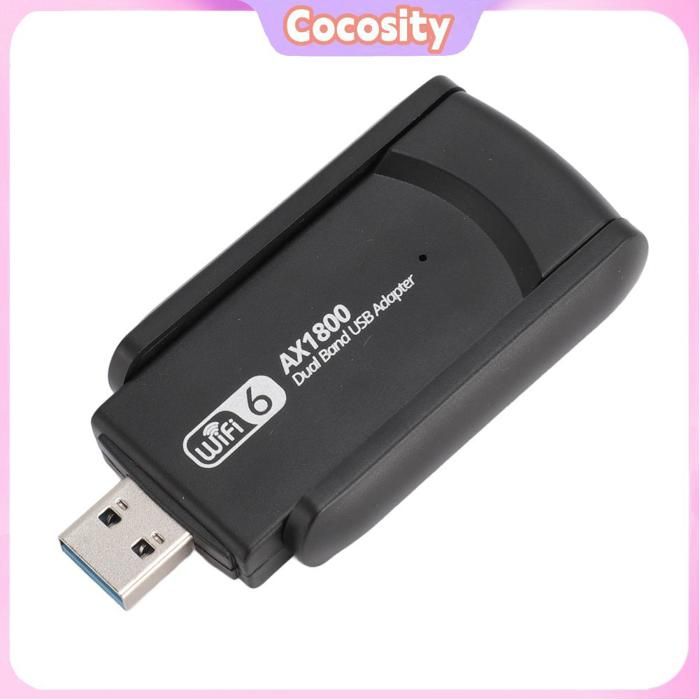 Adaptateur USB WiFi 6 1800Mbps Double Bande, Connexion USB 3.0 ...