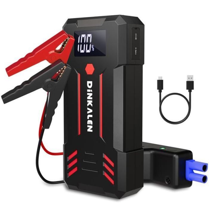 Booster batterie auto Booster 23800mAh 3000A, Démarreur auto essence ...