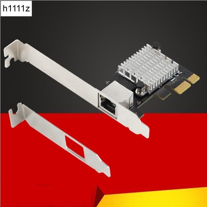 Carte réseau RJ45 PCI Express 2.5 go, 100-1000M-2500M, adaptateur ...