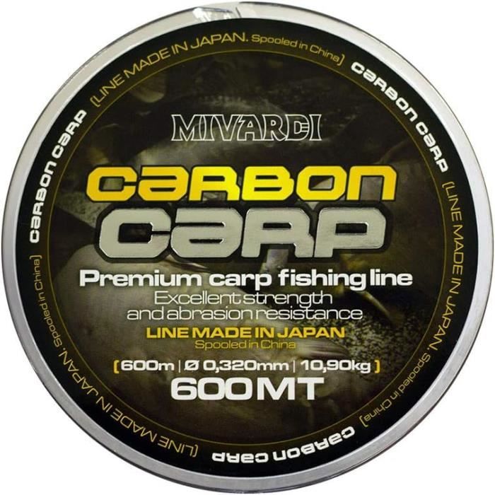 Carbon Carp 600M Monofile Fil De Pêche À La Carpe[x8819] - Cdiscount Sport