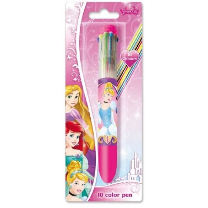 Stylo Bille 10 couleurs Princesses Disney - Cdiscount Beaux-Arts et ...