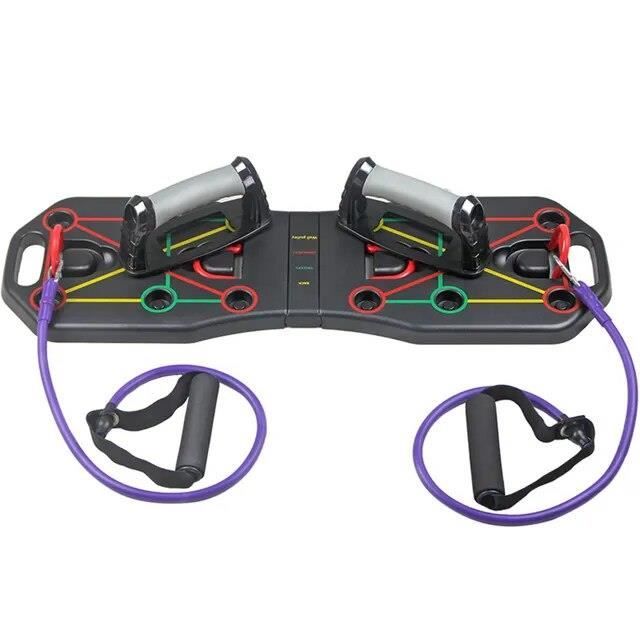 Appareil abdo,Ensemble de planche de poussée multifonction,barre de ...