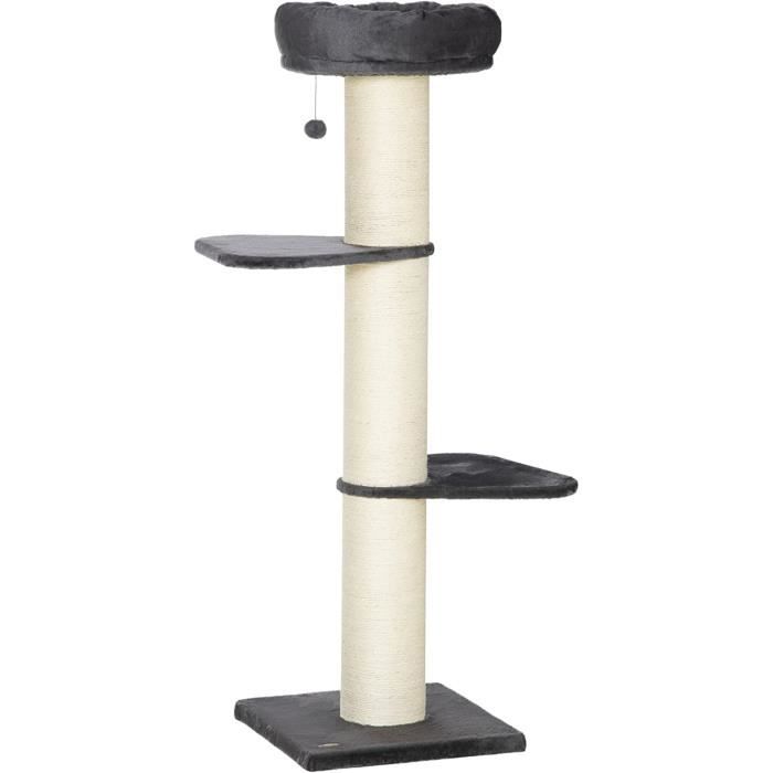 Arbre à Chat geant 157cm Grand grattoir Maine Coon Centre d'activités ...