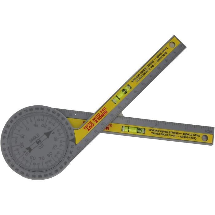Rapporteur d'angle 360 degrés haute précision Règle de mesure ...