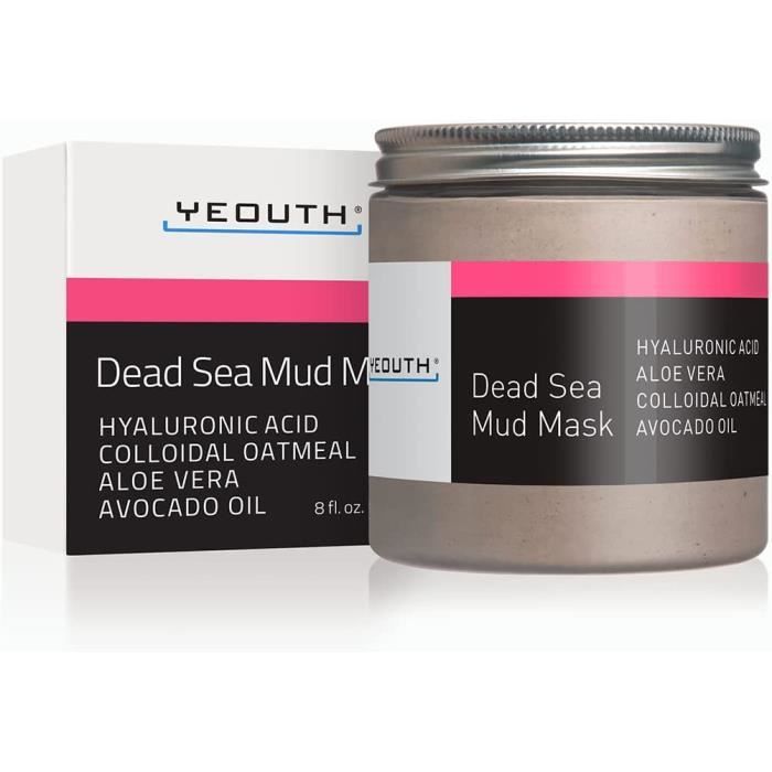 Masque Pour Le Visage - Facial À Boue La Mer Morte Acide Hyaluronique ...