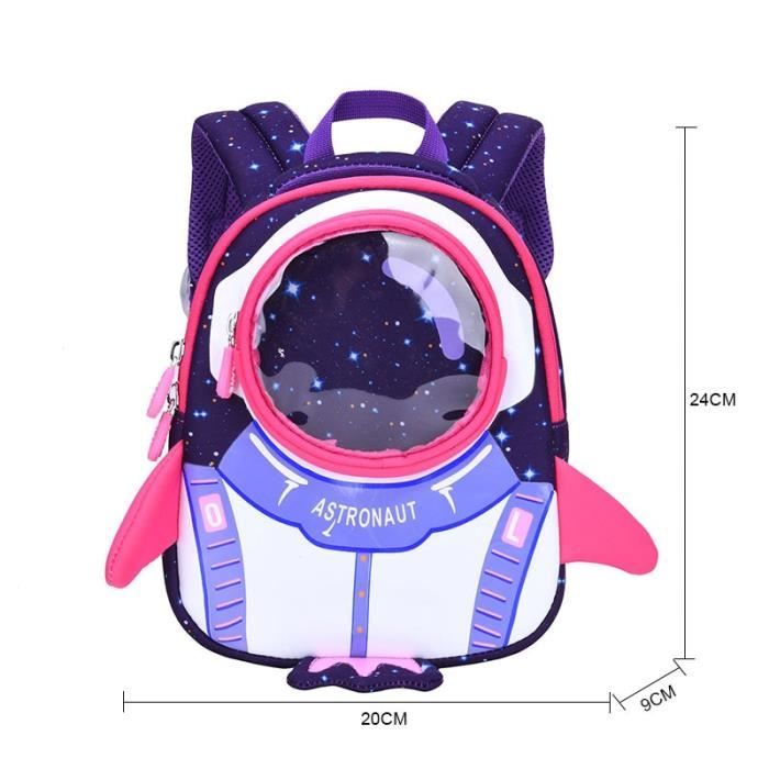 Rose s - 2021 New 3D Rocket Kids Backpack Anti-lost Astronauts School ...