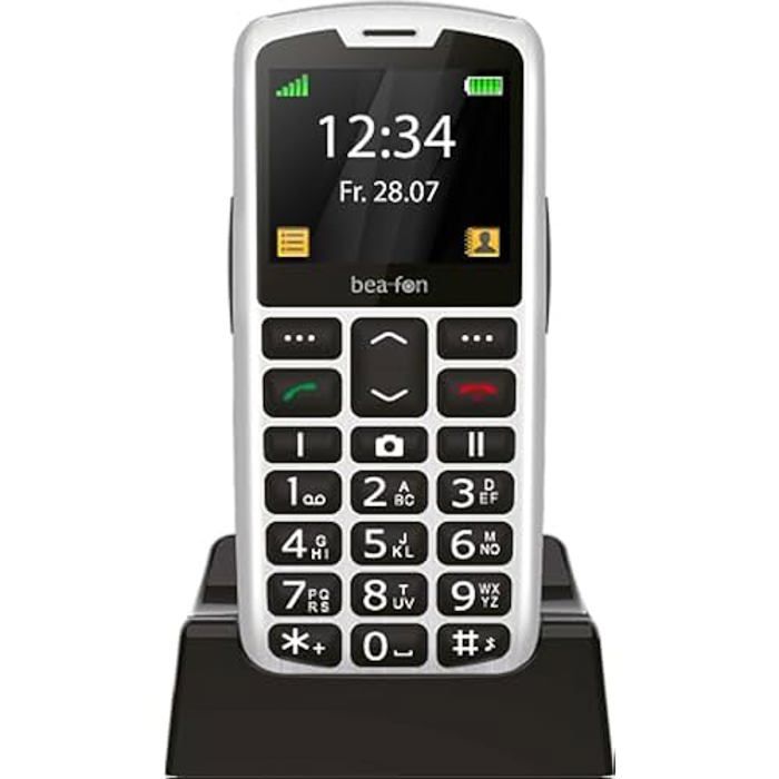 Téléphone numérique - BEAFON - SL260 - Écran 2,2 pouces - Poids 90 g - Couleur Noir, Argent ...