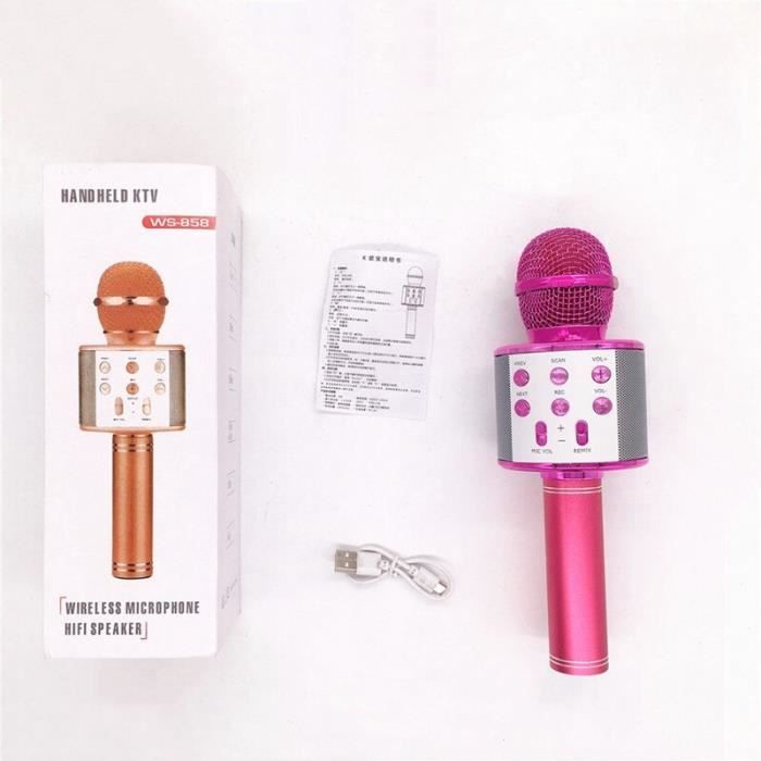 858-rose Fifine — Microphone sans fil multifonction E106, compatibles ...