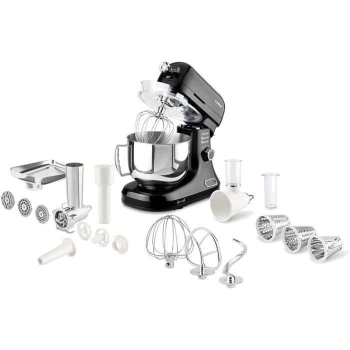 Robot Culinaire Catler KM8013 Moteur 1200W,Balance Intégrée,6 Vitesses ...
