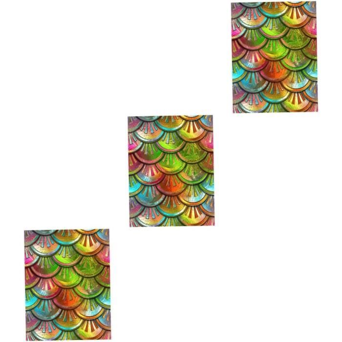 3 Pièces Cellophane Sticker Miroir Fenêtre Organiseur De Bureau ...