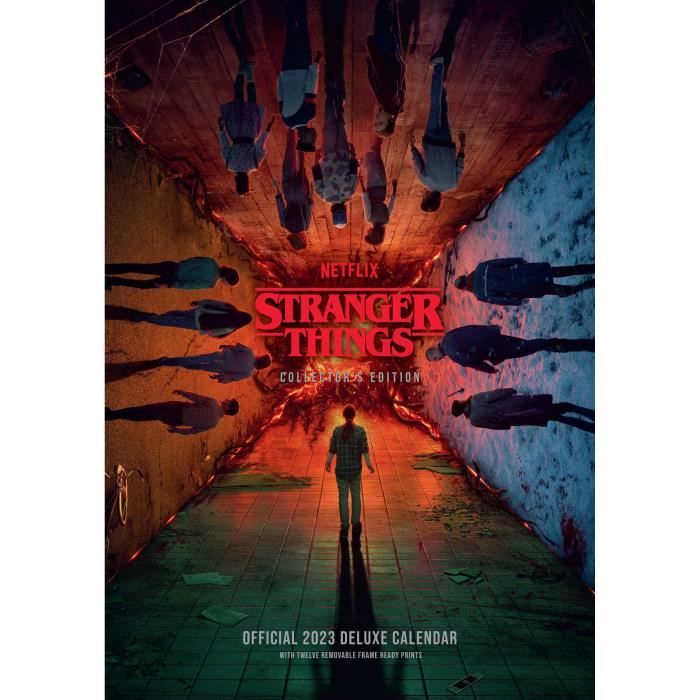 2023 Stranger Things Calendrier Deluxe A3 - Cdiscount Beaux-Arts et ...