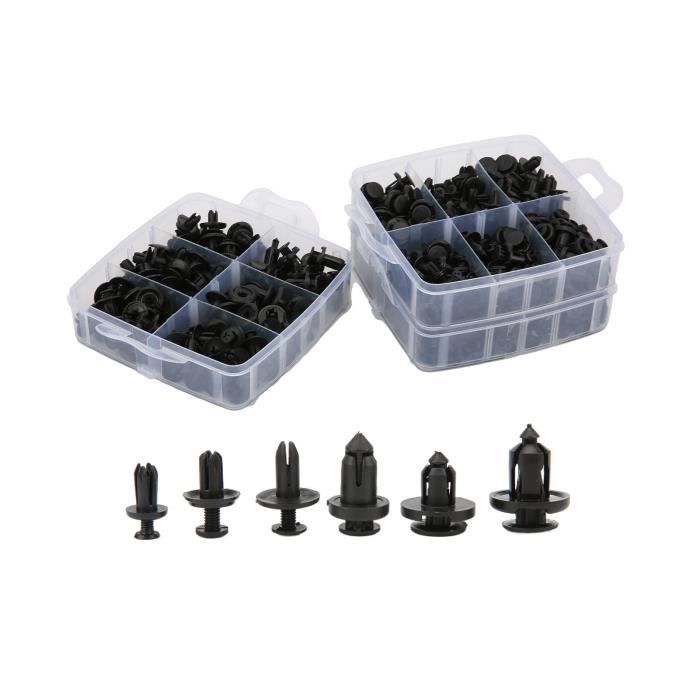 Dilwe clips de carrosserie 620 pièces Rivets Attaches Push Pin Clips 16 ...