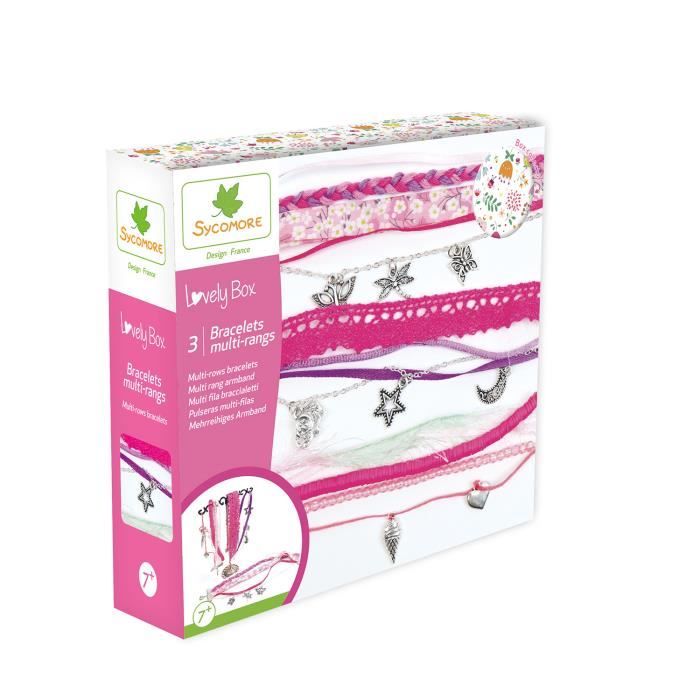 SYCOMORE - Kit de loisir créatif enfant - Bracelets multi-rangs - 3 ... SYCOMORE - Kit de loisir créatif enfant - Bracelets multi-rangs - 3 ...